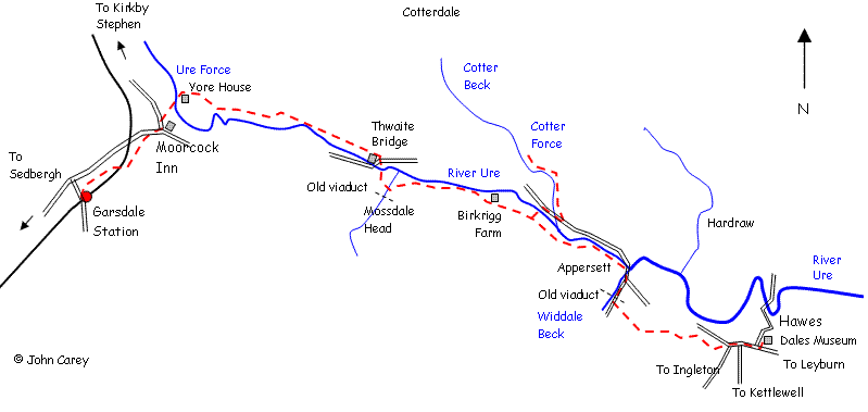 Hawes to Moorcock via Mossdale